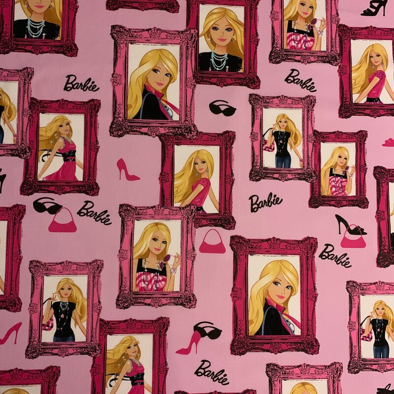 Barbie Fabric by the Yard - Etsy