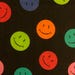 Smiley Happy Faces Cotton Fabric BTY Cranston Print Works by the Yard ...