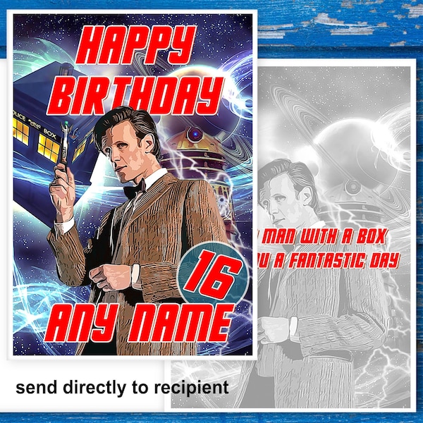 Doctor Who Birthday - Etsy UK