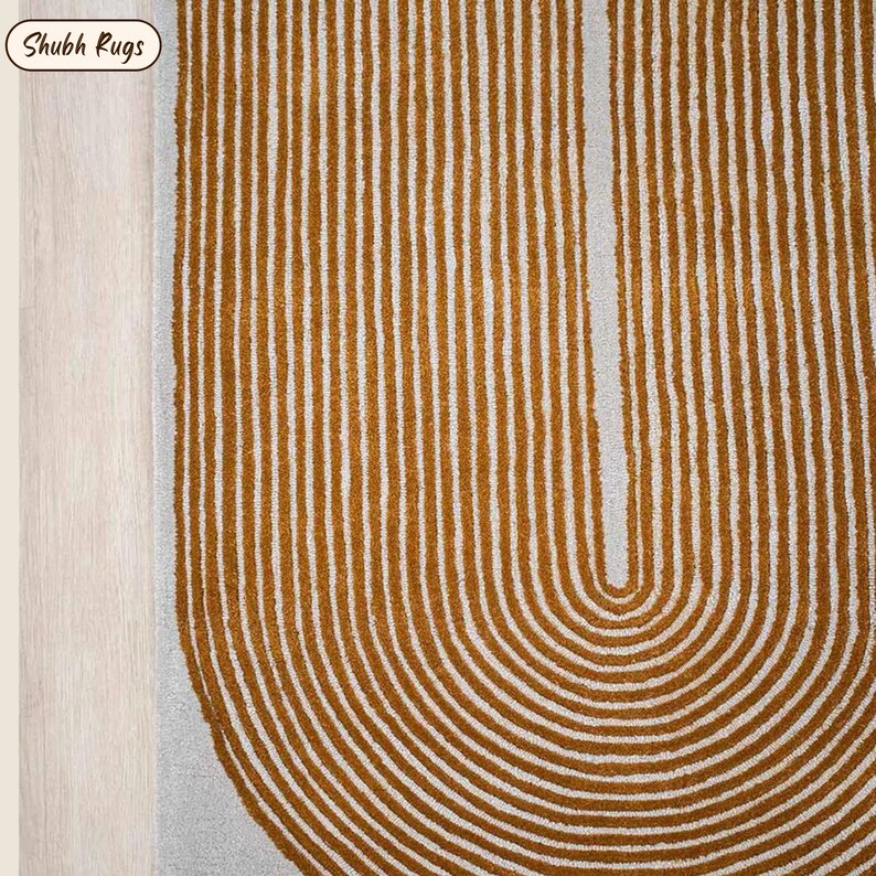 Modern AESTHETIC Hand Tufted Rug Contemporary Area Rug 5x8 - Etsy