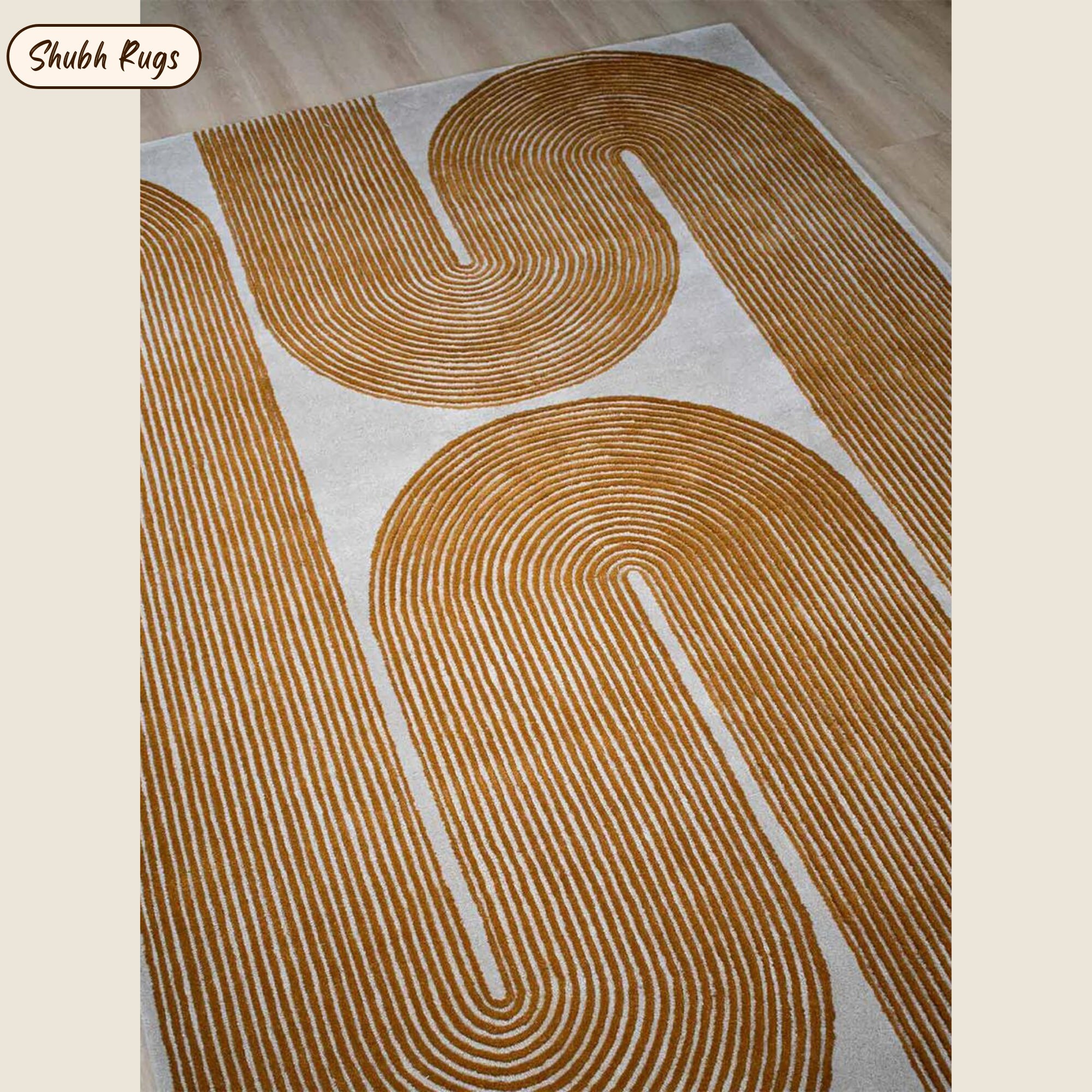 Modern AESTHETIC Hand Tufted Rug Contemporary Area Rug 5x8 - Etsy