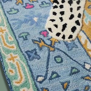 LEOPARD DESIGN RUG Animal Print Rug, Leopard Hand Tufted, Modern Design ...