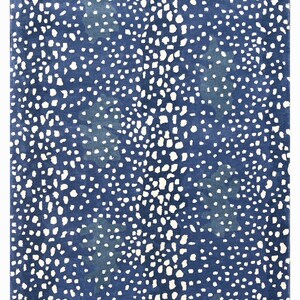 Wallard Design Antelope Blue Animal Classic Handmade 100% Wool Rugs ...
