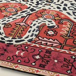 LEOPARD DESIGN RUG Animal Print Rug, Leopard Hand Tufted, Modern Design ...