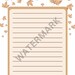 Autumn Fall Falling Leaves Digital Notes and to Do Download - Etsy