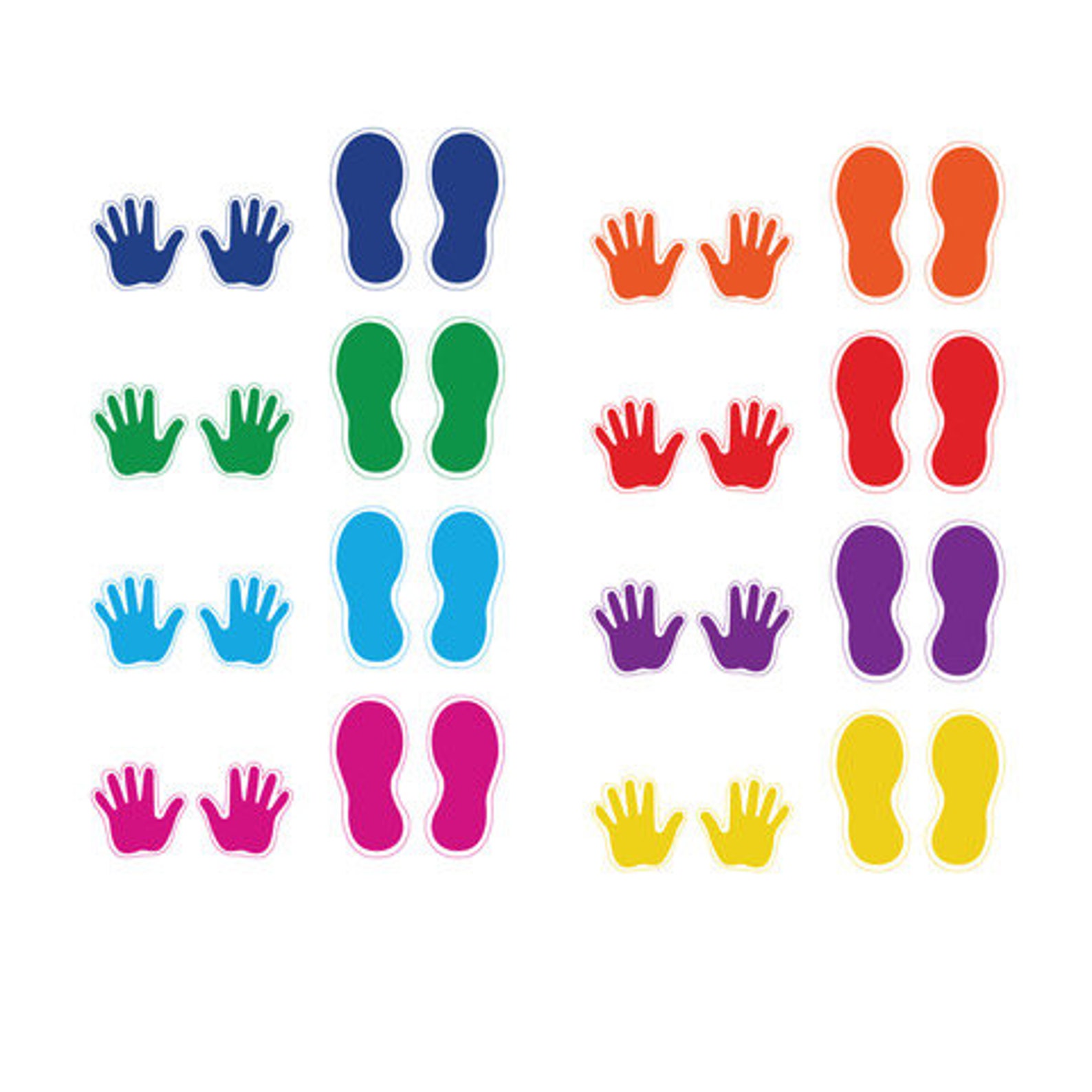 Hands and Feets Movement Sensory Path, Educational Decal, Sensory Path ...