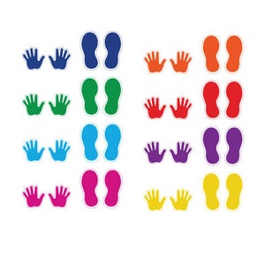 Hands and Feets Movement Sensory Path, Educational Decal, Sensory Path ...