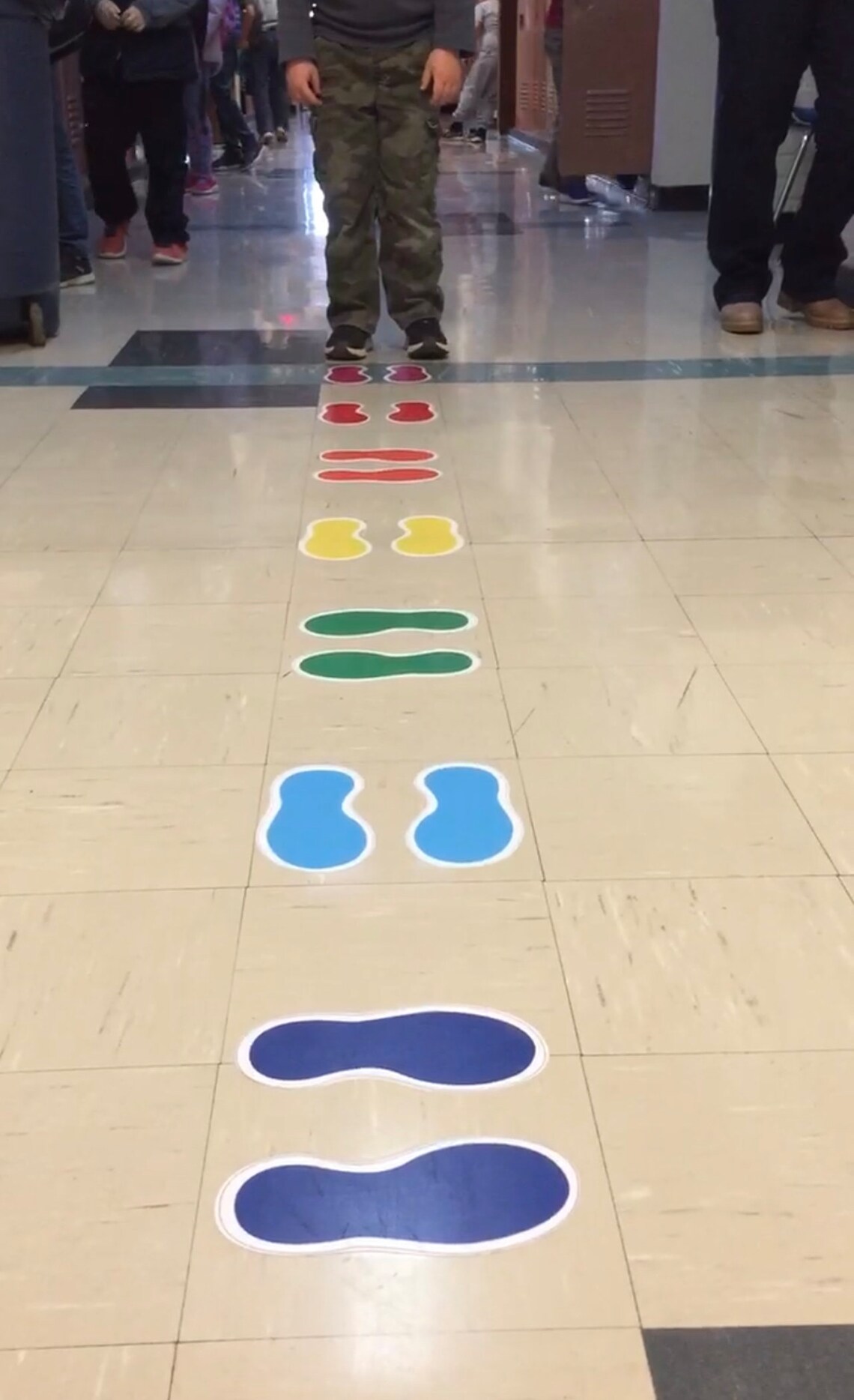 Hands and Feets Movement Sensory Path, Educational Decal, Sensory Path ...