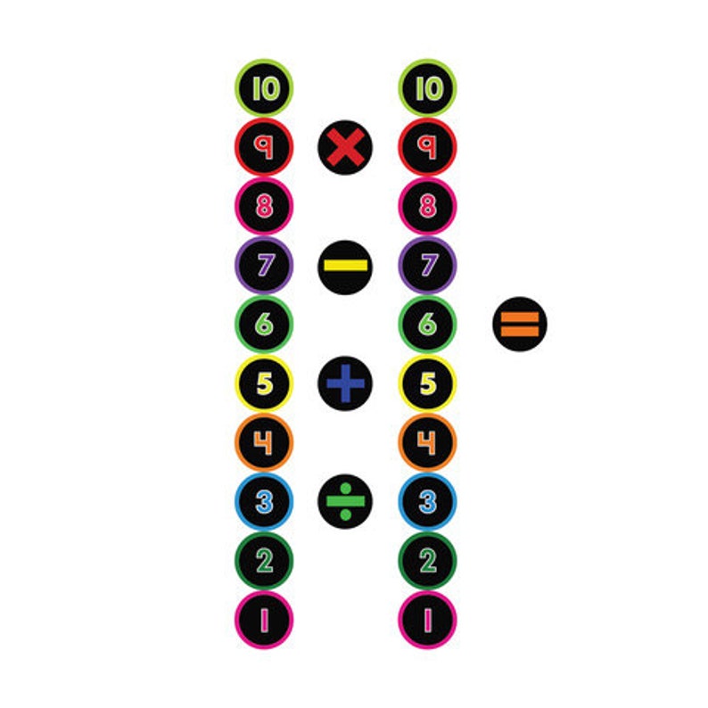 Operation Math Sensory Path, Educational Decal, Sensory Path for ...