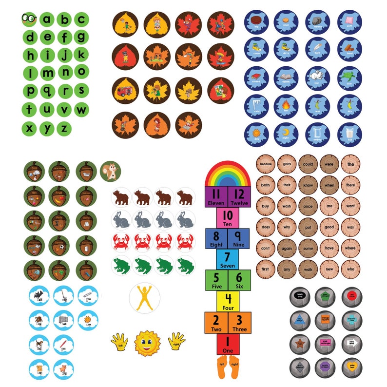 Adventure Pack Sensory Path, Educational Decal, Sensory Path for ...