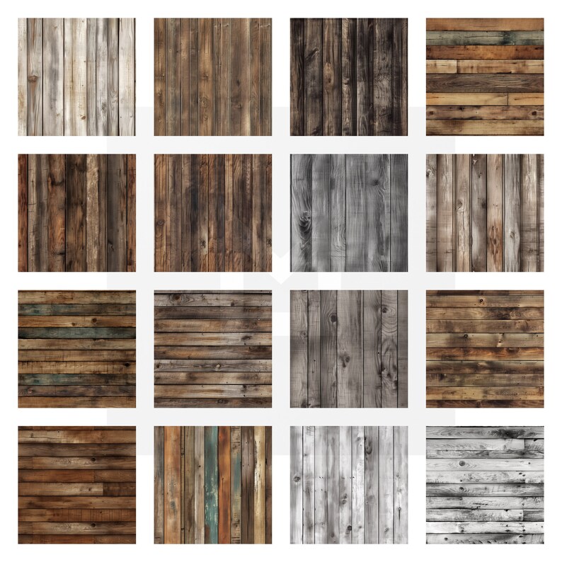 100 Wood Texture Seamless Patterns Shabby Chic Distressed - Etsy Canada