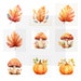 Watercolor Autumn Clipart Bundle 35 Cute Fall Pngs for Baby - Etsy