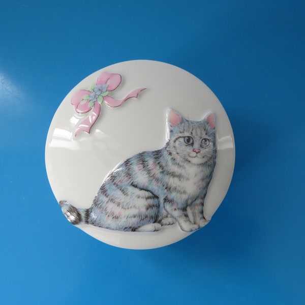 Cat Trinket Box - Etsy