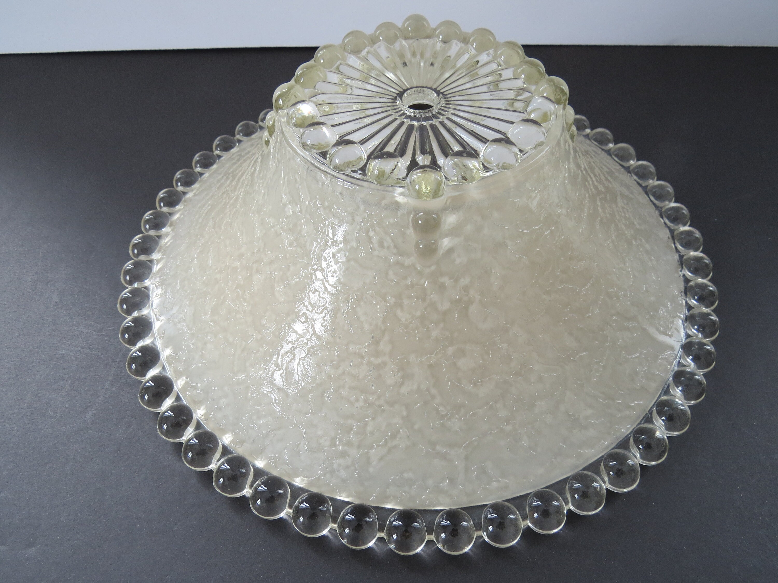 Vintage Ceiling Light Globe Shade, Glass Ceiling Light Cover, Frosted ...