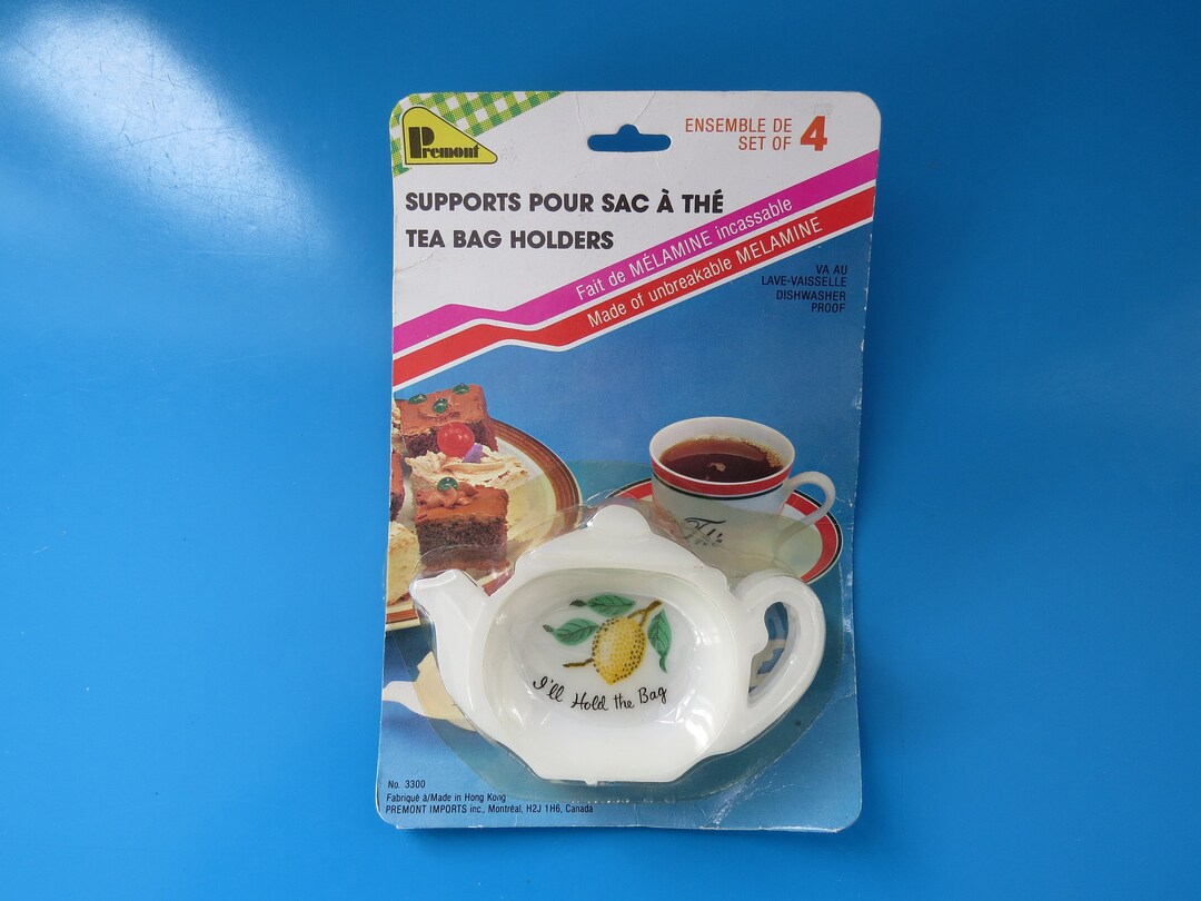 Vintage Tea Bag Holders, Tea Bag Caddies, Citrus, Teapot, Yellow, I'll ...