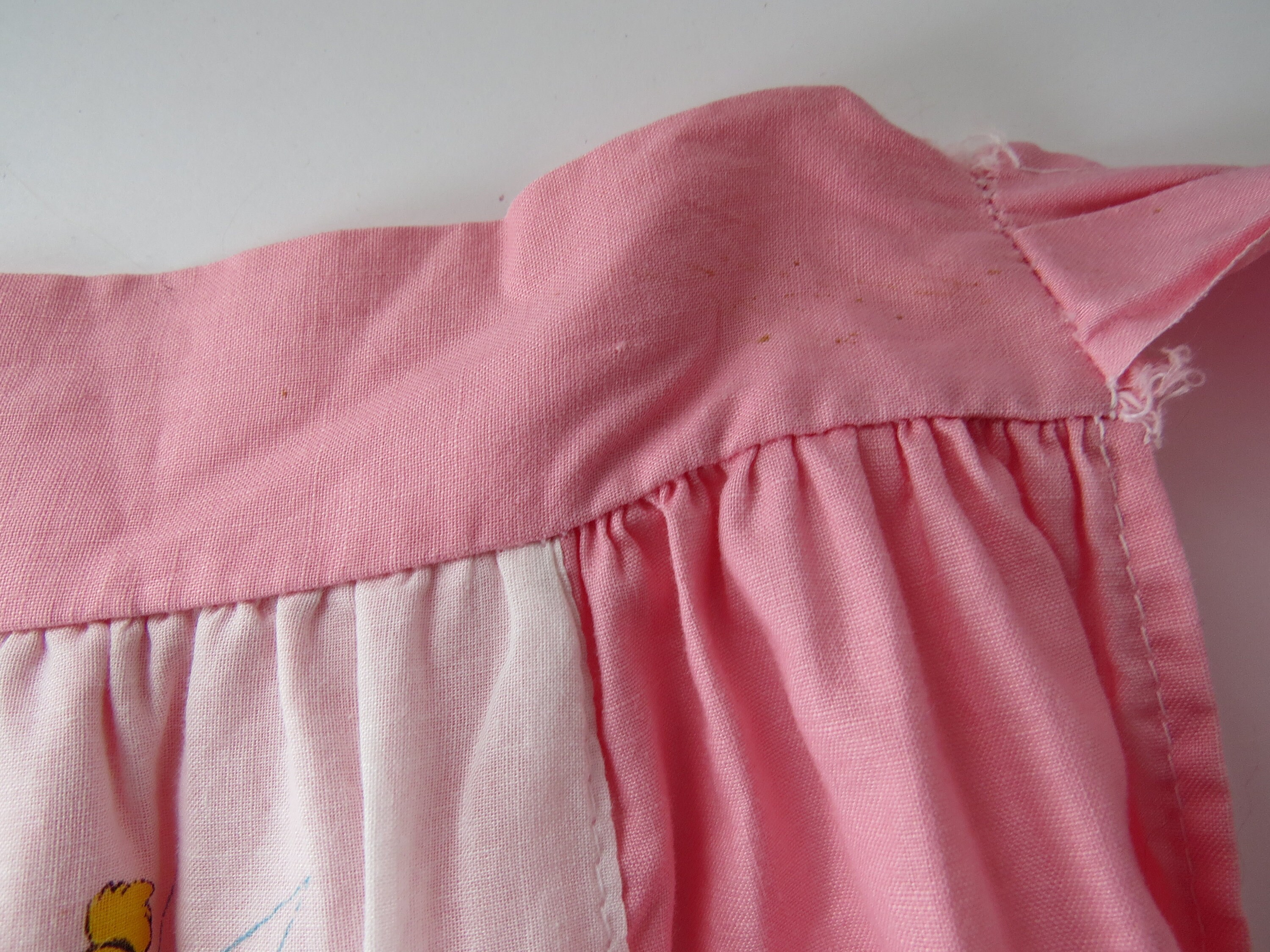 Vintage Disneyland California Half Apron, Walt Disney Productions, Pink ...