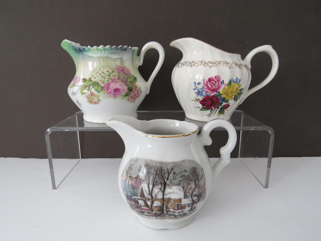 Vintage Creamer Collection, Made in P K Silesia 1920s, Royal Wessex ...