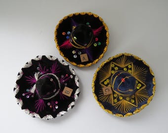 Mexican Mini Sombrero Charro Hat Party Favors Decorations Mariachi ...