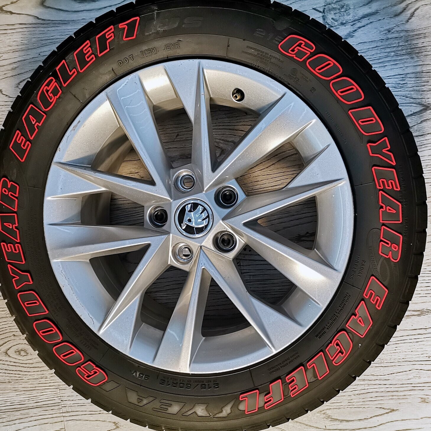 Custom Tire Stickers Personalized Wording Rubber Outline Tire Lettering ...