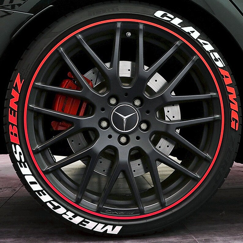 Custom Tire Stickers Personalized Wording Rubber Tire - Etsy