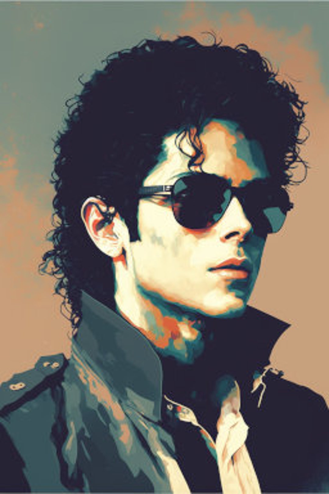 Michael Jackson With Sunglasses, Vintage Style, Anime Vibes, 90s Style ...