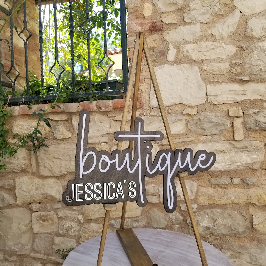 Custom Wooden Business Sign, Personalized Logo Sign, Unique Lobby Sign ...