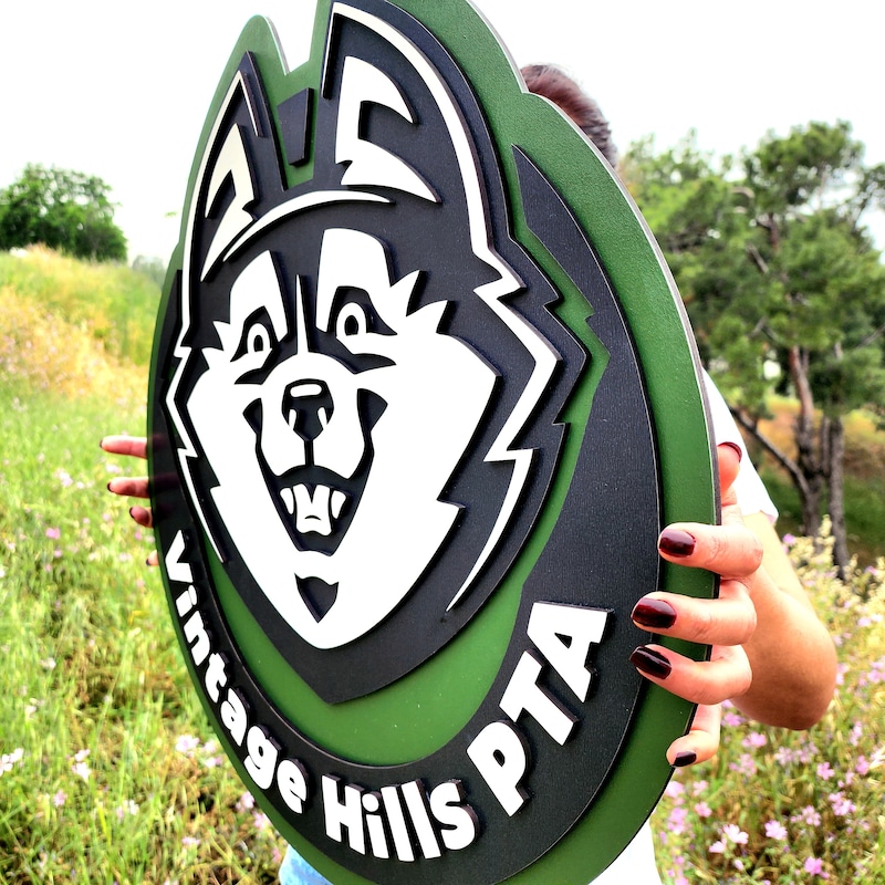 Custom 3d School Logo - Etsy