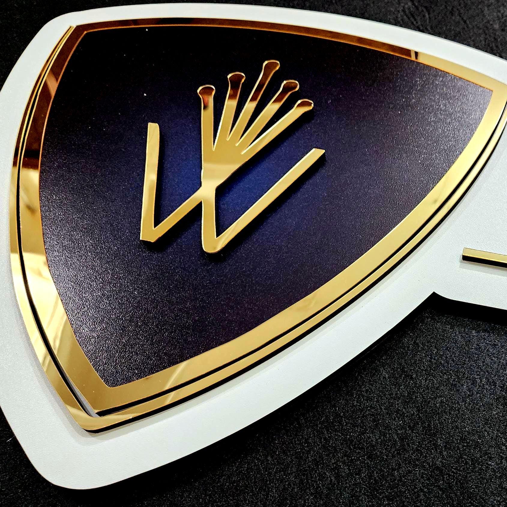 3D Vintage Logo Sign: Personalized Business Reception Decor - Etsy