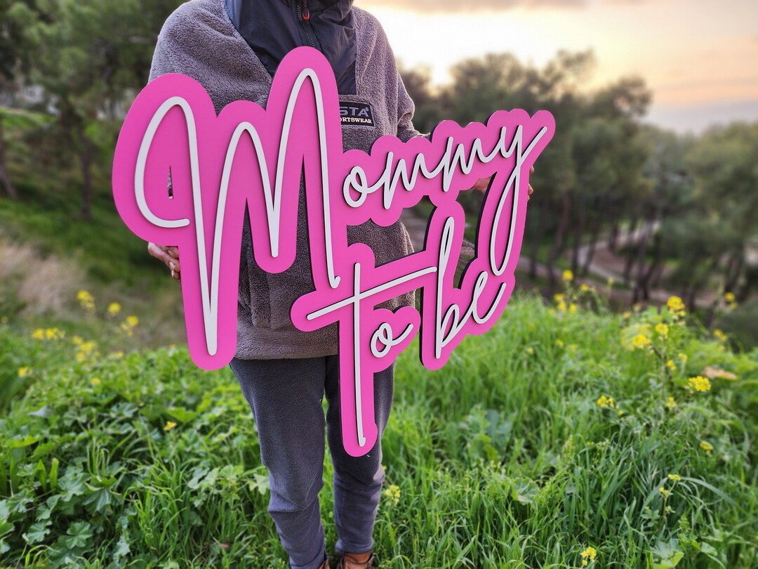 Mommy to Be Sign, Baby Shower Sign, Personalized Celebration Sign ...