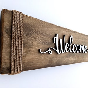 Personalized Wooden Welcome Sign, Custom Pallet Sign, Color Optionen ...