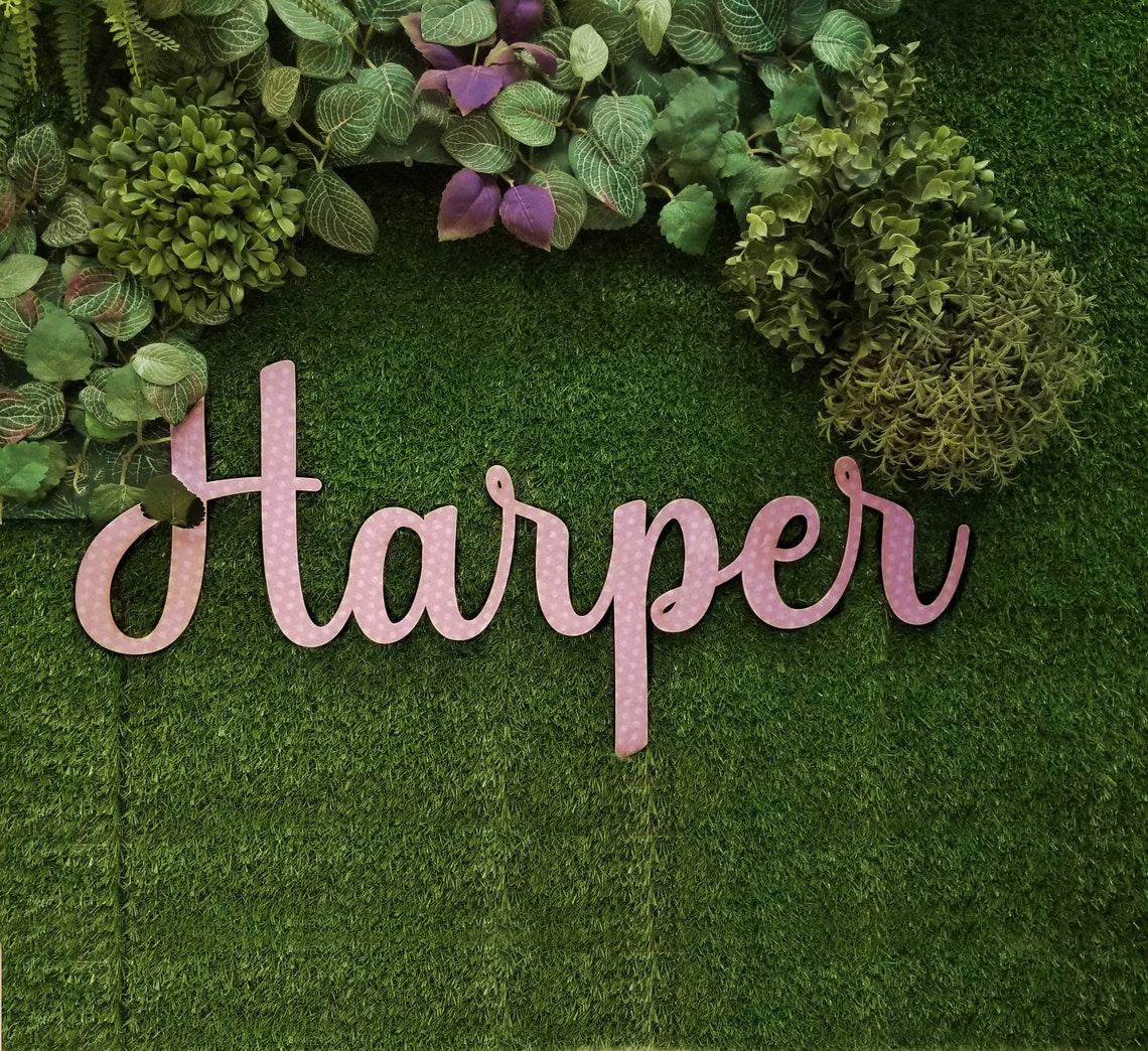 Personalized 3D Baby Name Sign Custom Nursery Name Sign - Etsy