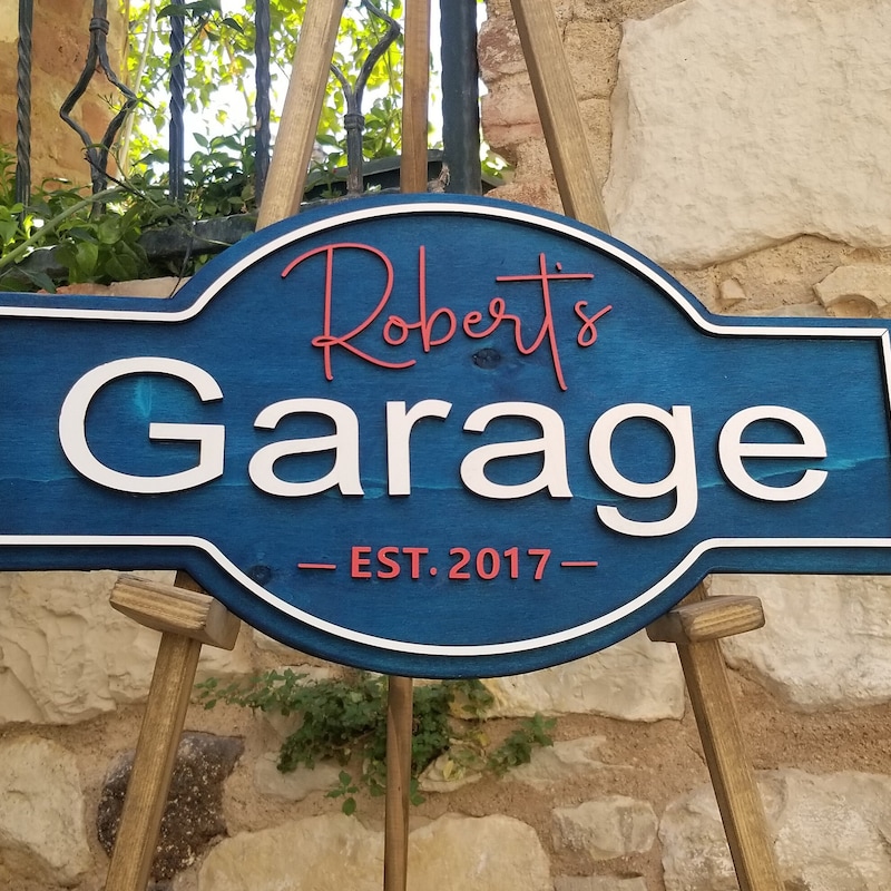 Wood Garage Sign - Etsy