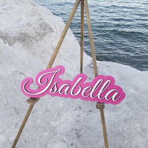 Personalized Baby Girl Name Sign, Nursery Wall Decor, Nursery Wall Sign ...
