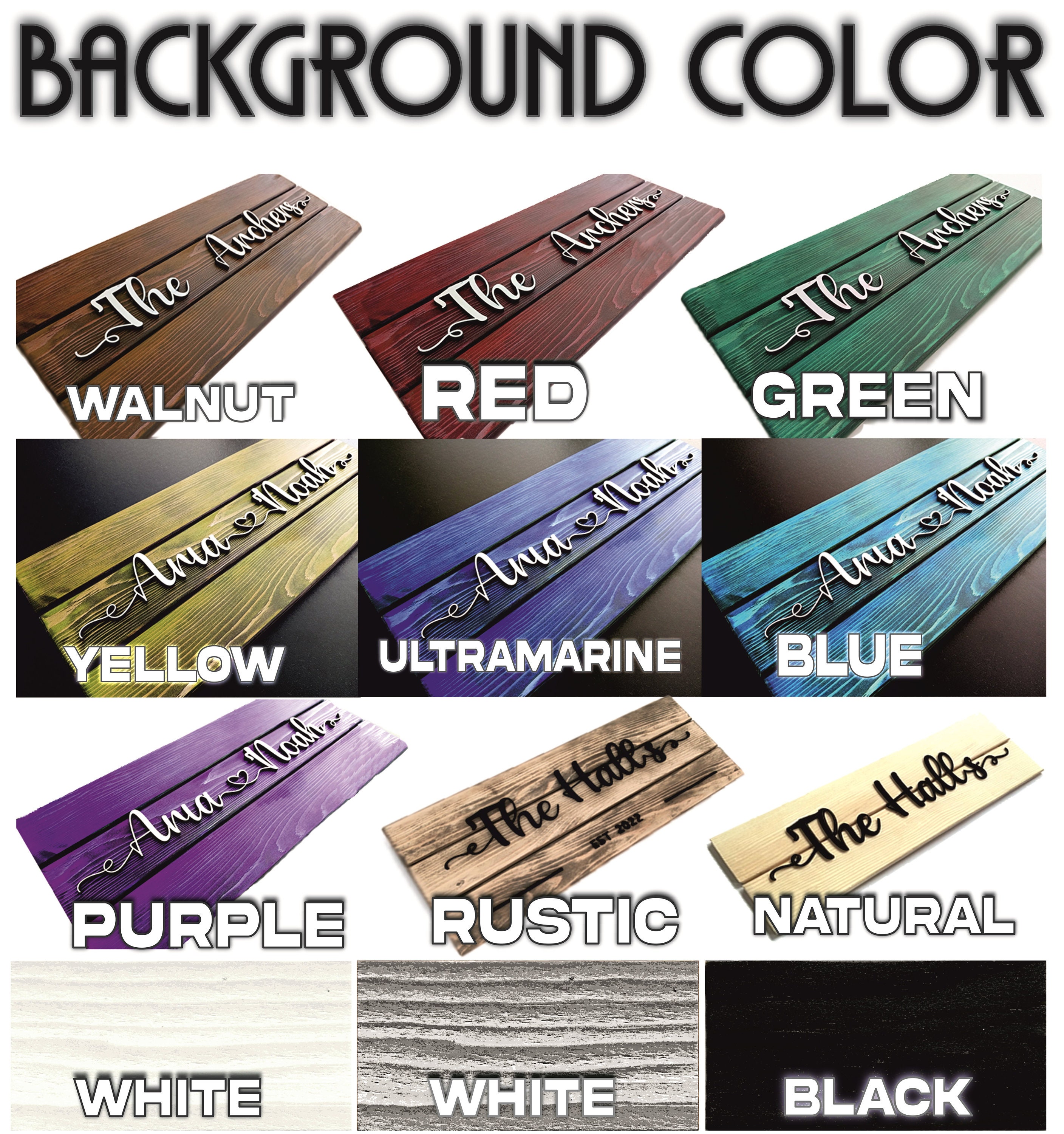 Personalized Wooden Welcome Sign Custom Pallet Sign Color - Etsy