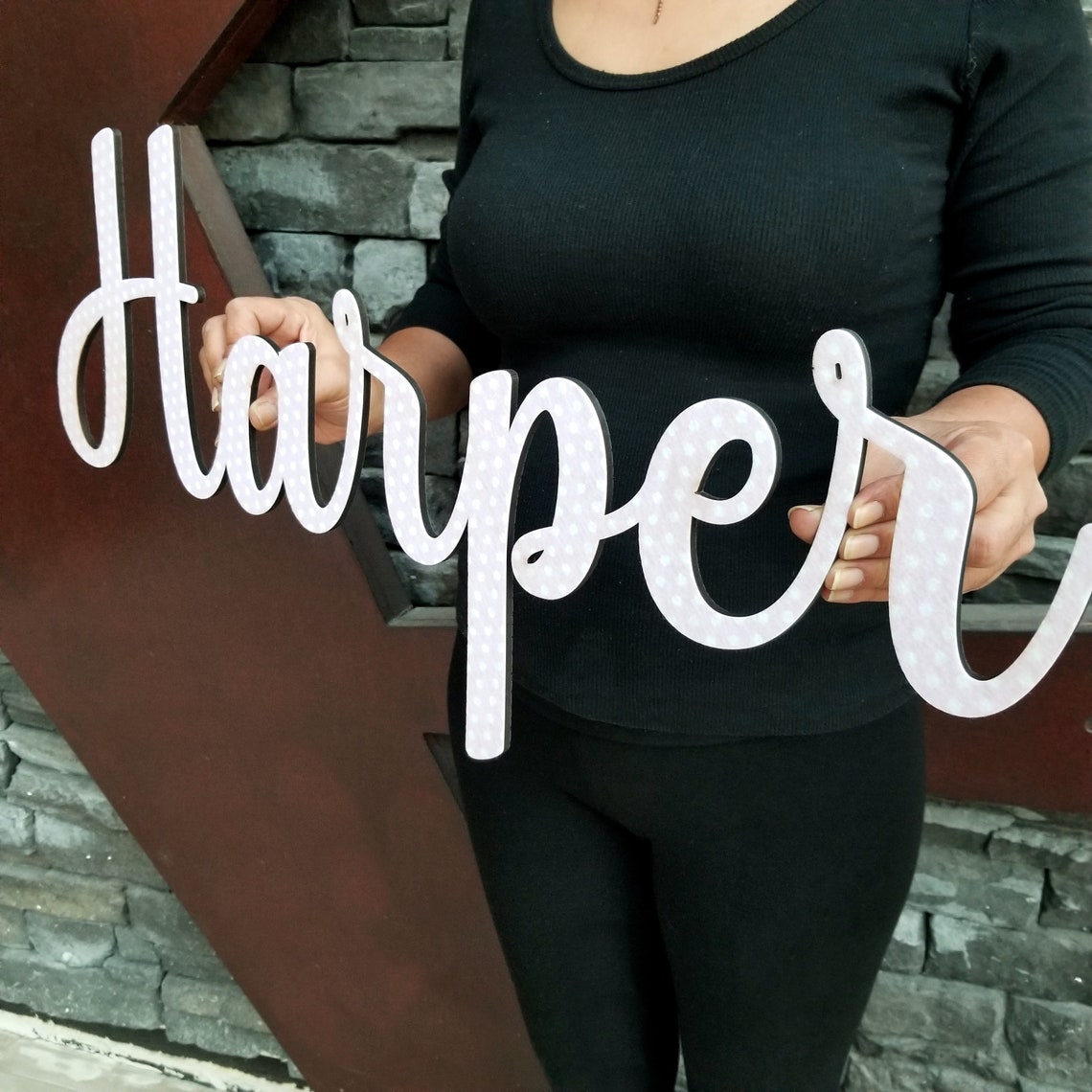 Personalized 3D Baby Name Sign Custom Nursery Name Sign - Etsy