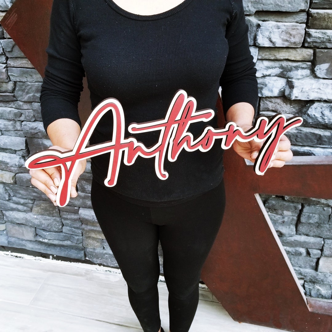 Personalized Baby Name Sign, Custom Nursery Name Sign, Unique Wooden ...