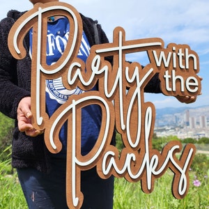 Party Event Sign, , Welcome Sign, 3D Large Size Sign, Custom Wooden ...