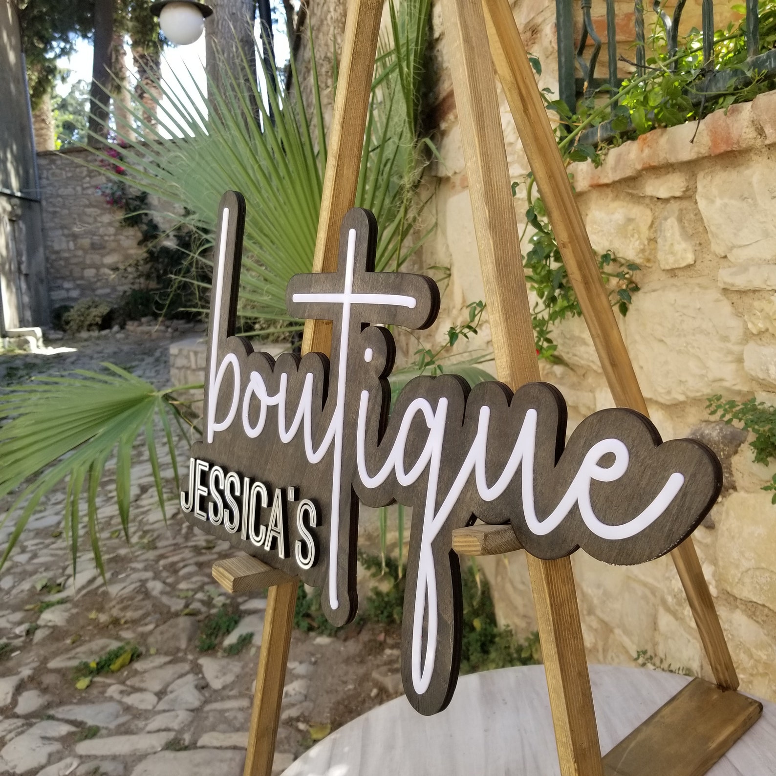 Custom Wooden Logo Sign: Personalized Business or Wedding Decor - Etsy