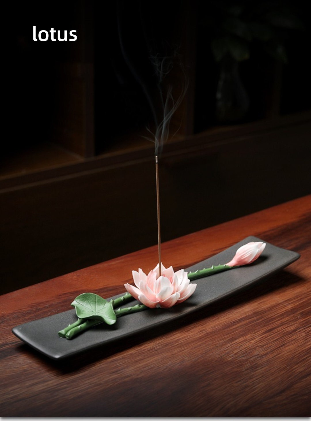 Lotus Incense Holder for Sticks Ceramic Flowers Burner Ash - Etsy