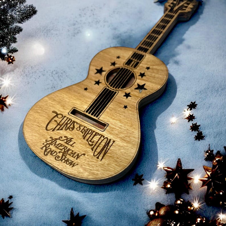 Chris Stapleton Guitar, Concert Memorabilia, Tour, Music, Guitar ...