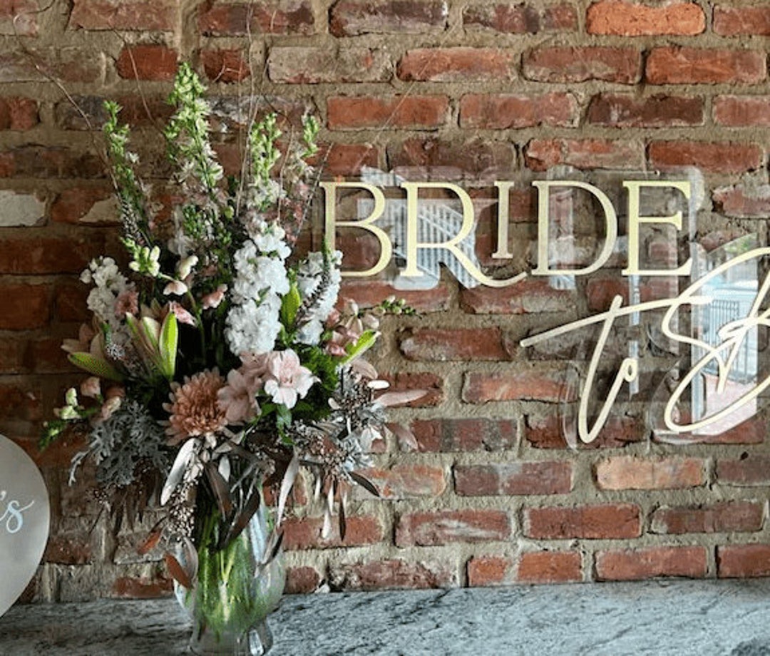 Celebrate the Modern Bride to Be With Style. Wedding Signs Are the Best ...