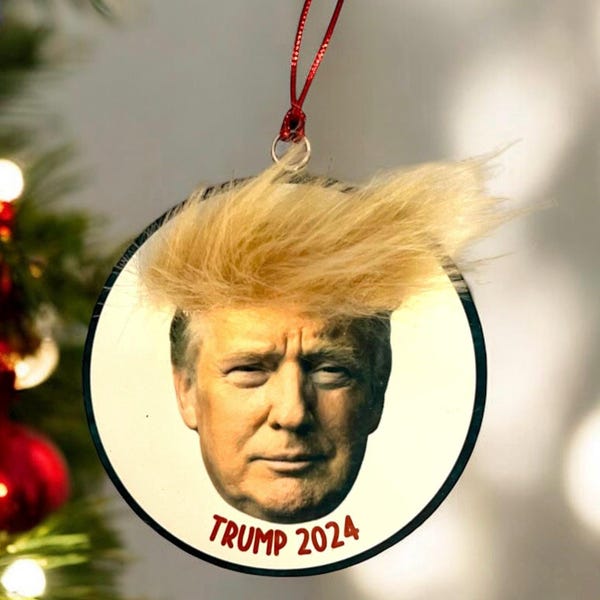 Trump 2024 Christmas Ornament - Etsy
