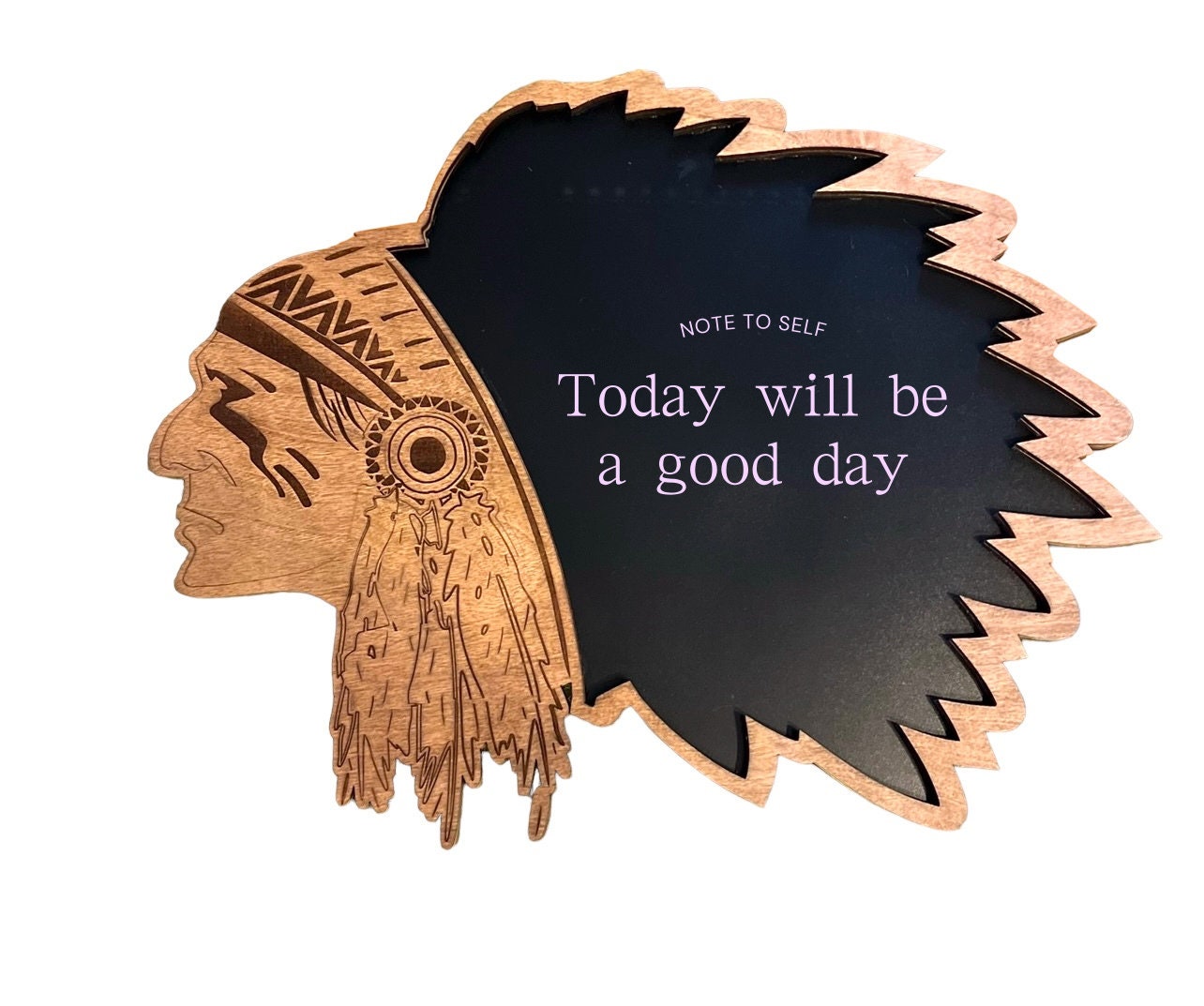 Large Native Chalkboard, Arrowhead Wall Display, Indian Artifact ...