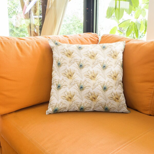 Peacock Pillow - Etsy