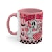 Hey Boo Ghost Halloween Coffee Mug, Halloween Mug, Pink Halloween Mug ...