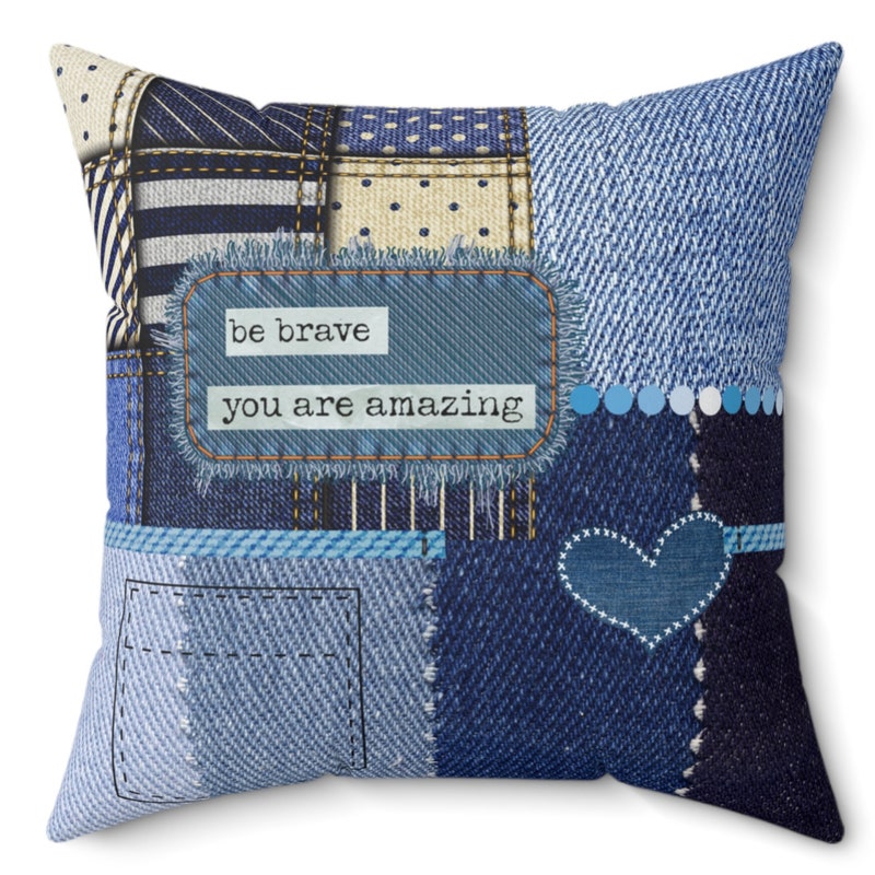 Jean Pillow - Etsy