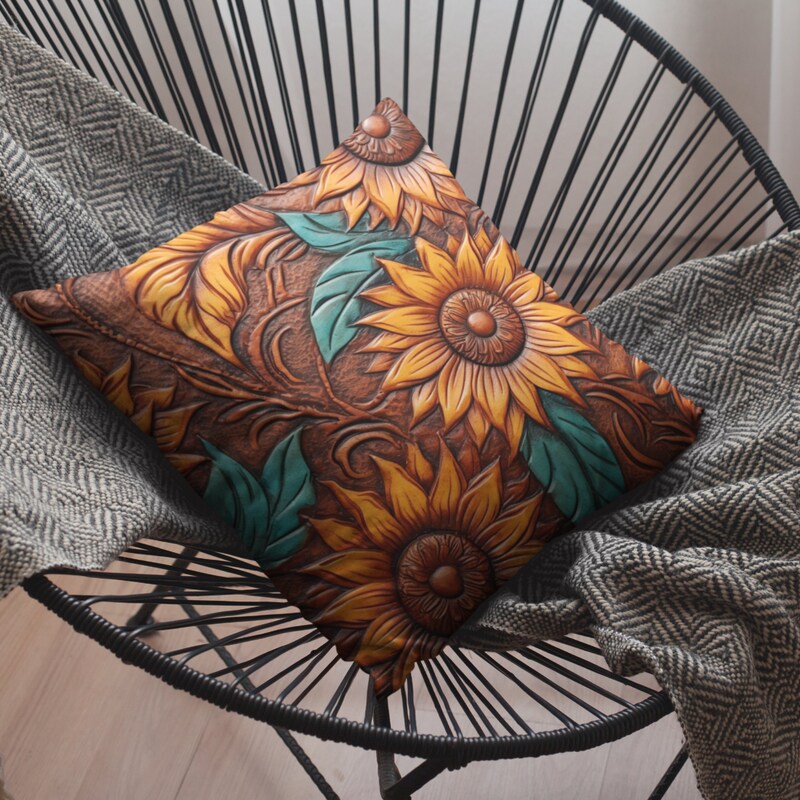 Sunflower Pillows - Etsy