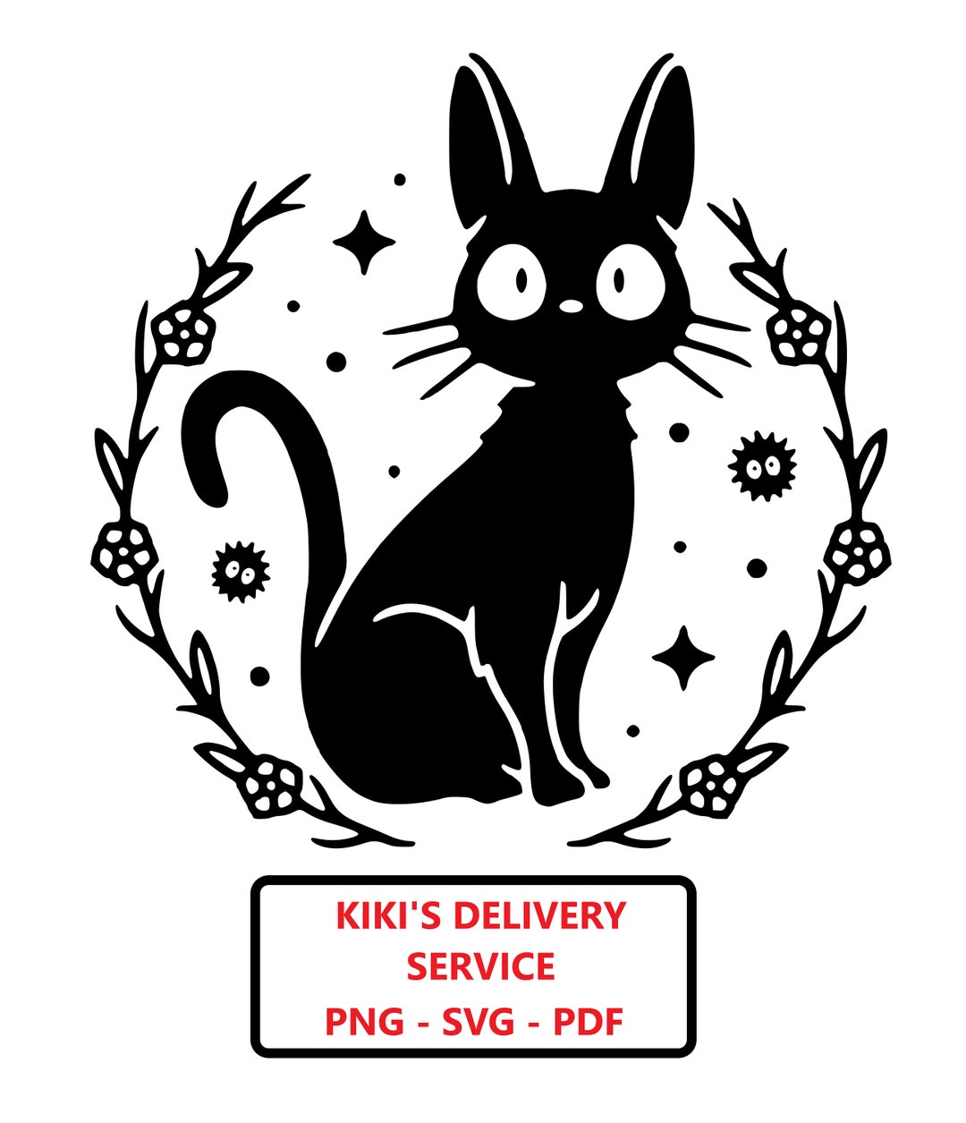 Image Picture File Vector File Bundle Digital Art Kiki's Delivery ...