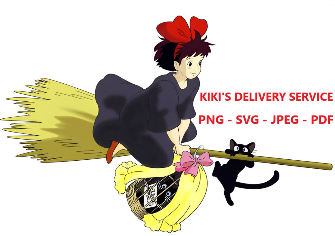 Image Picture File Vector File Bundle Digital Art Kiki's Delivery ...