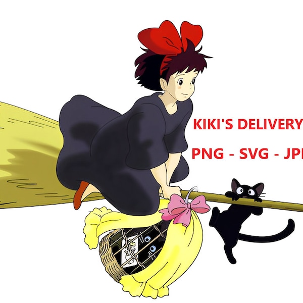 Kikis Delivery Service Cut File - Etsy